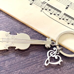 Violin Viola Cello Bass Orchestral String Instrument Silver Charm ...