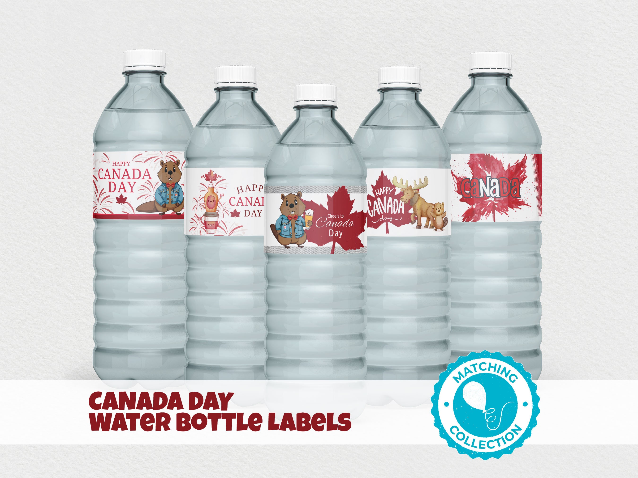 Editable Canada Day Invitation Template, Cheers to 40 Years, Birthday ...