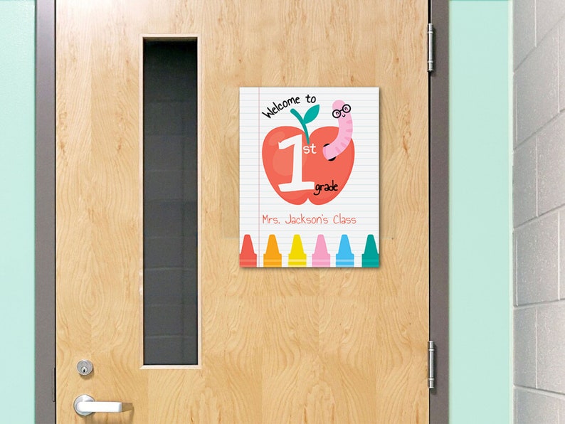 Custom First Grade Classroom Decor, Teacher Resource Classroom Sign ...