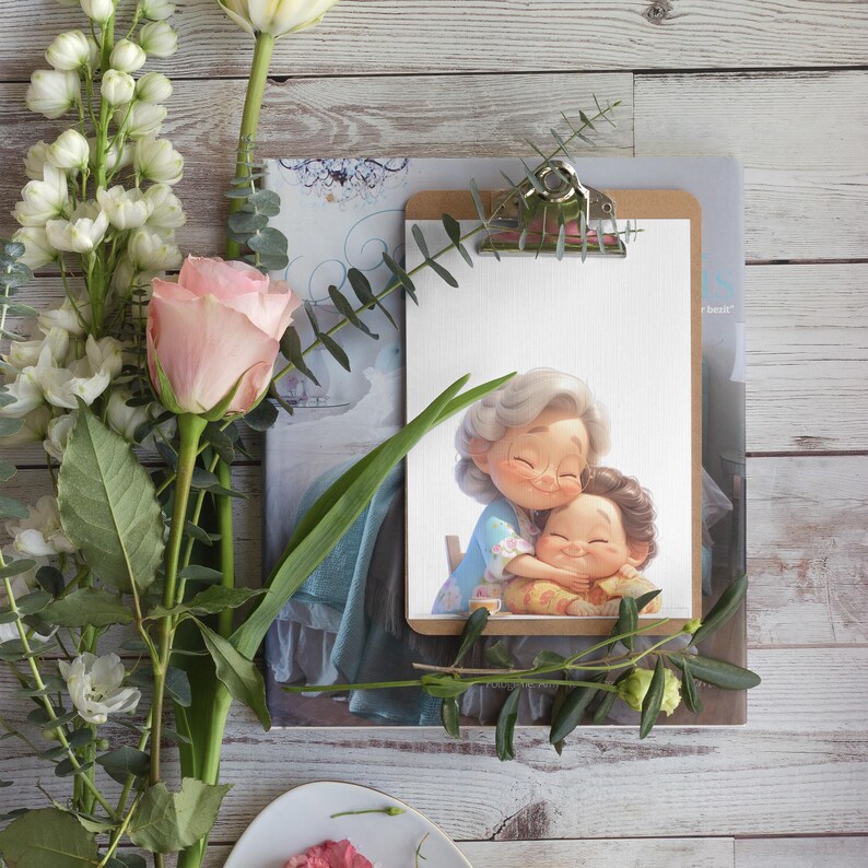 Cute Grandma Playing Cards Graphic, Digital Download, Svg Dfx Png ...