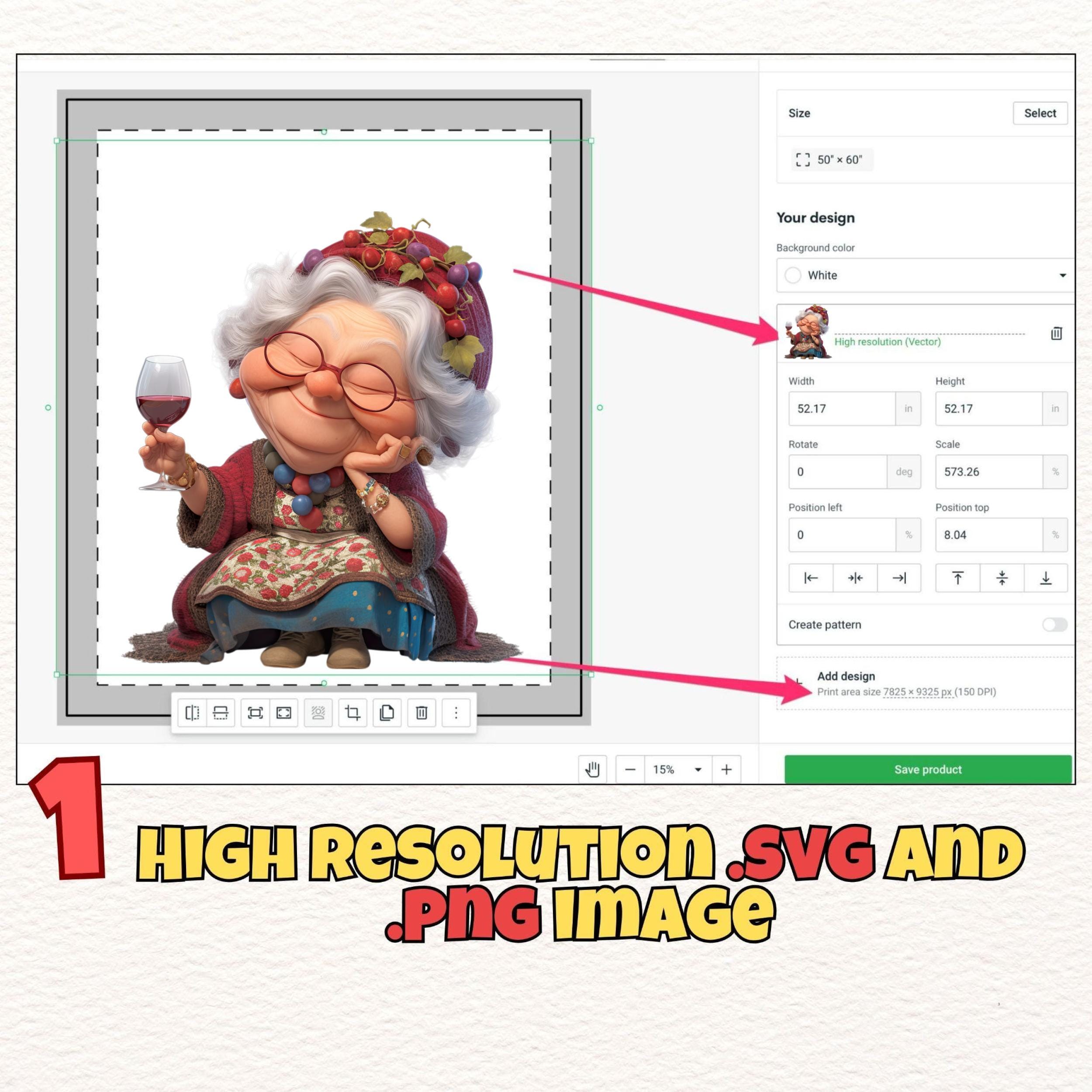 Funny Grandma Clipart Svg Png Bundle for Crafting Scrapbooking T Shirts ...