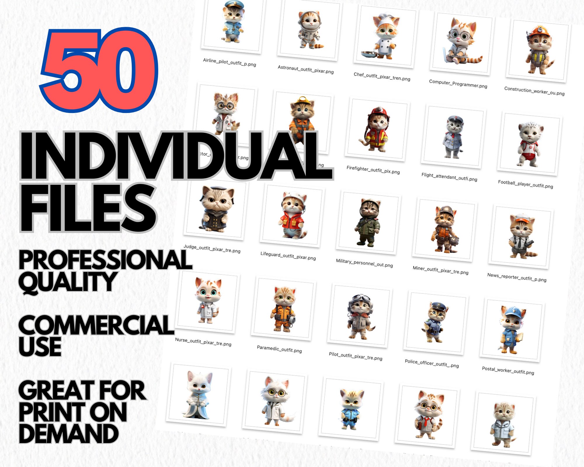 Ultimate Professional Kitten Clipart Bundle - Instant Download for ...