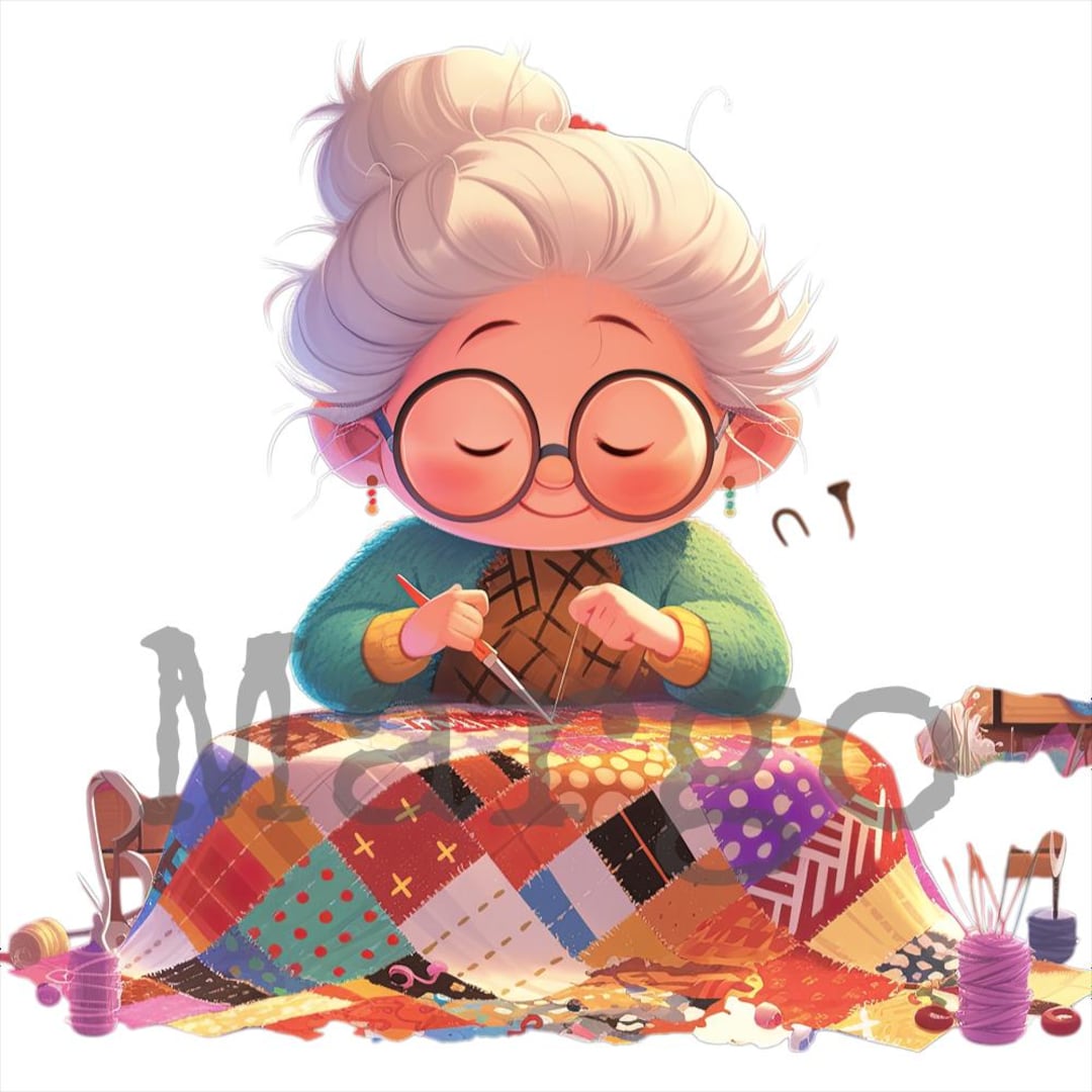 Grandma Sewing Svg Png Dxf Digital Download for Crafting Projects Diy ...