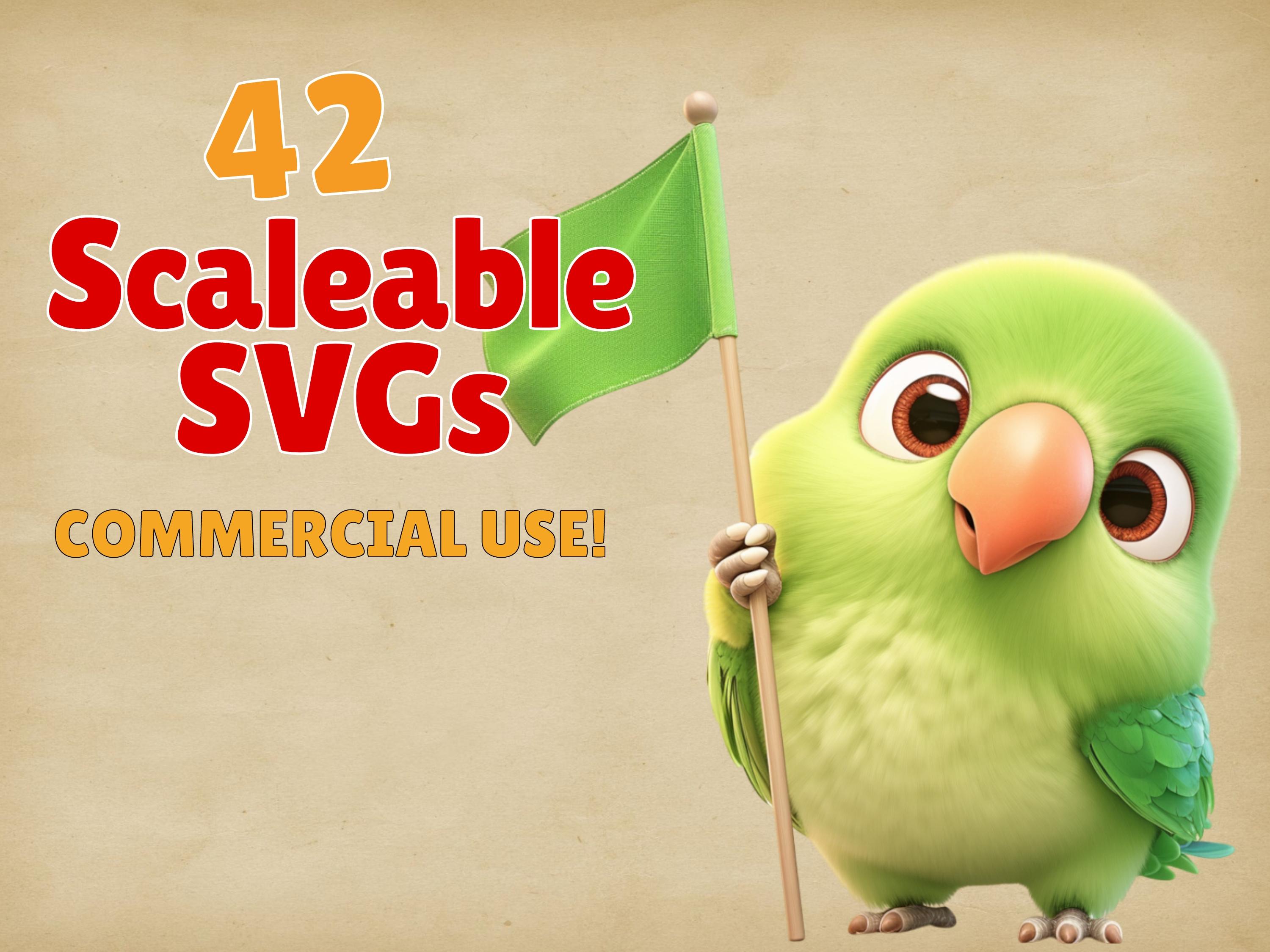 Chibi Circus Animal Clipart Set: 42 PNG SVG Graphics (digital Download ...