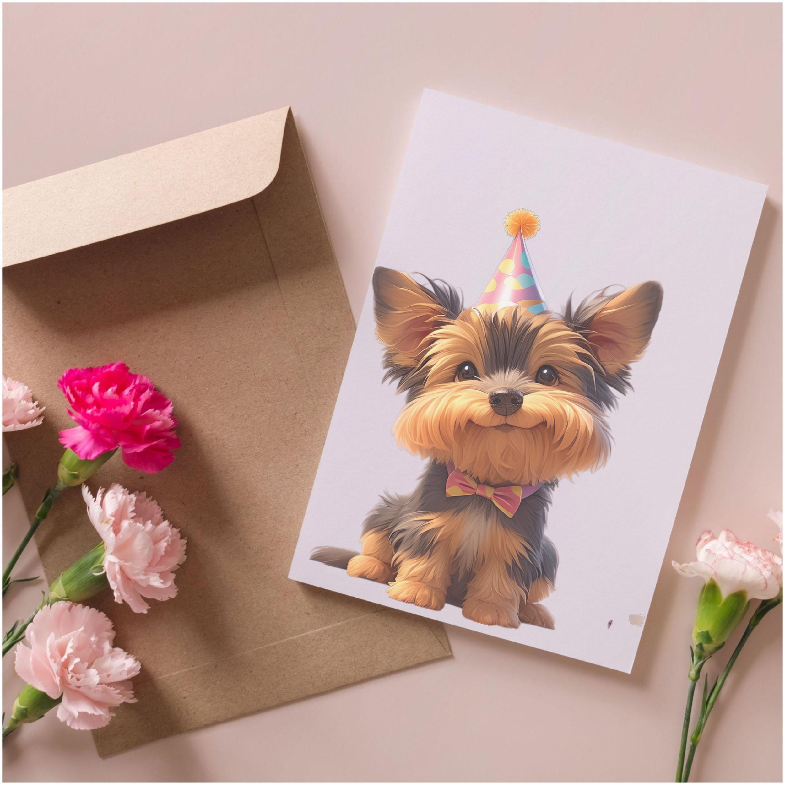 Birthday Puppy Clipart Set Svg Png Digital Download Cute Dog Birthday ...