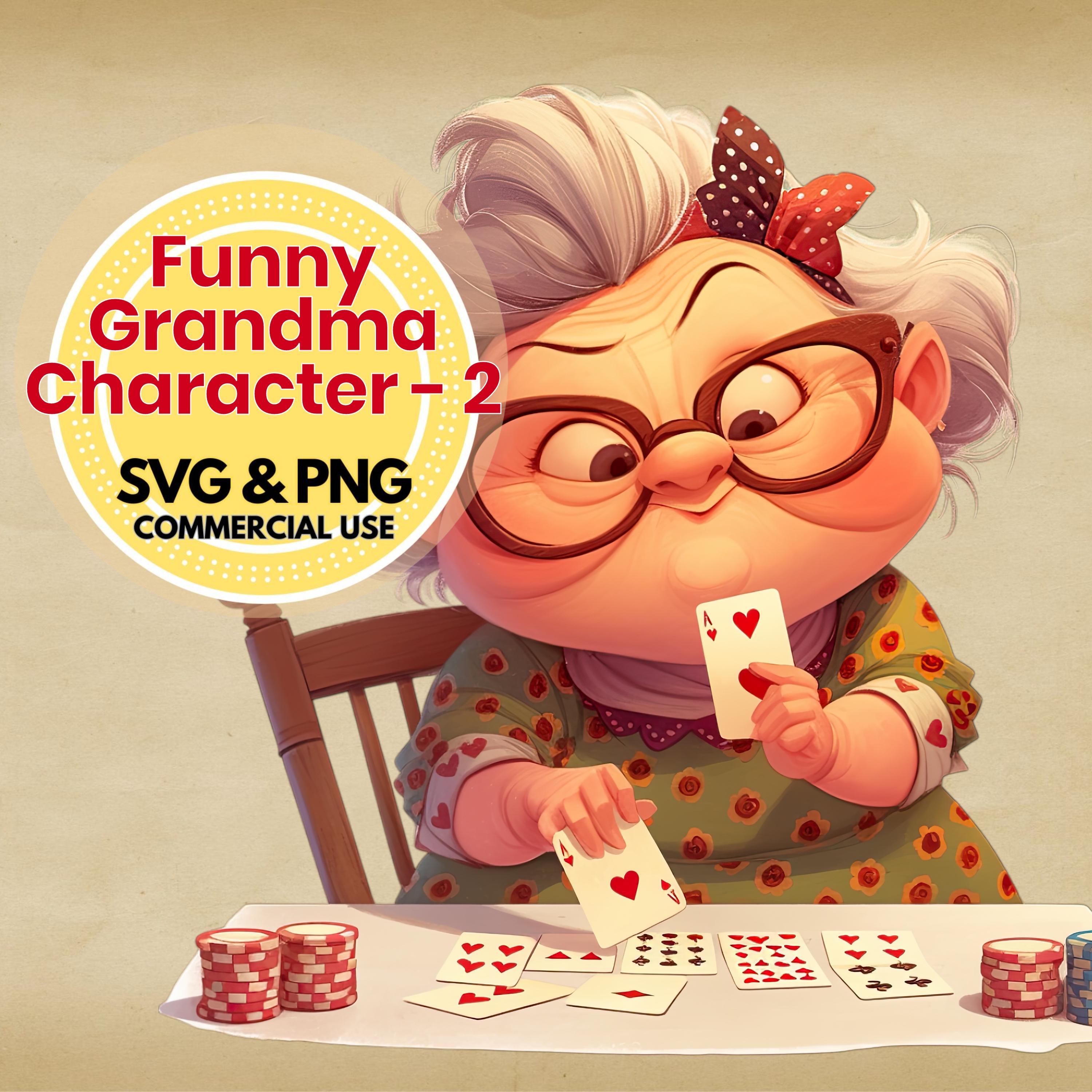 Funny Grandma Svg Clipart Digital Download for Cricut and Sublimation ...