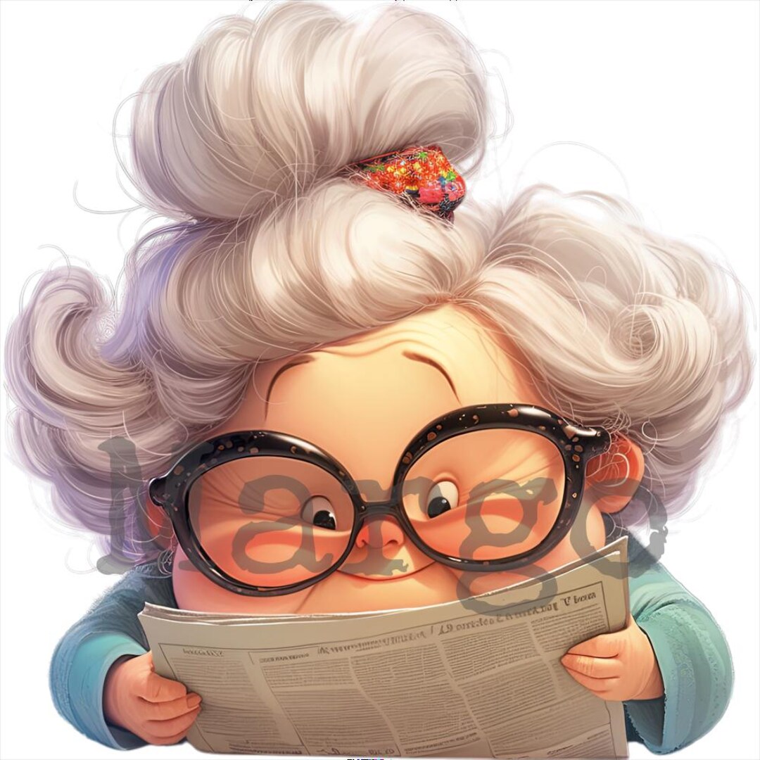 Adorable Grandma SVG Vector Art, Digital Download for Crafts and ...