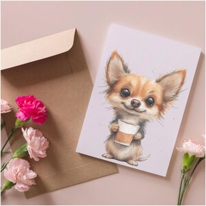 Chihuahua Watercolor Clipart Bundle Digital Dog Illustration Cute ...