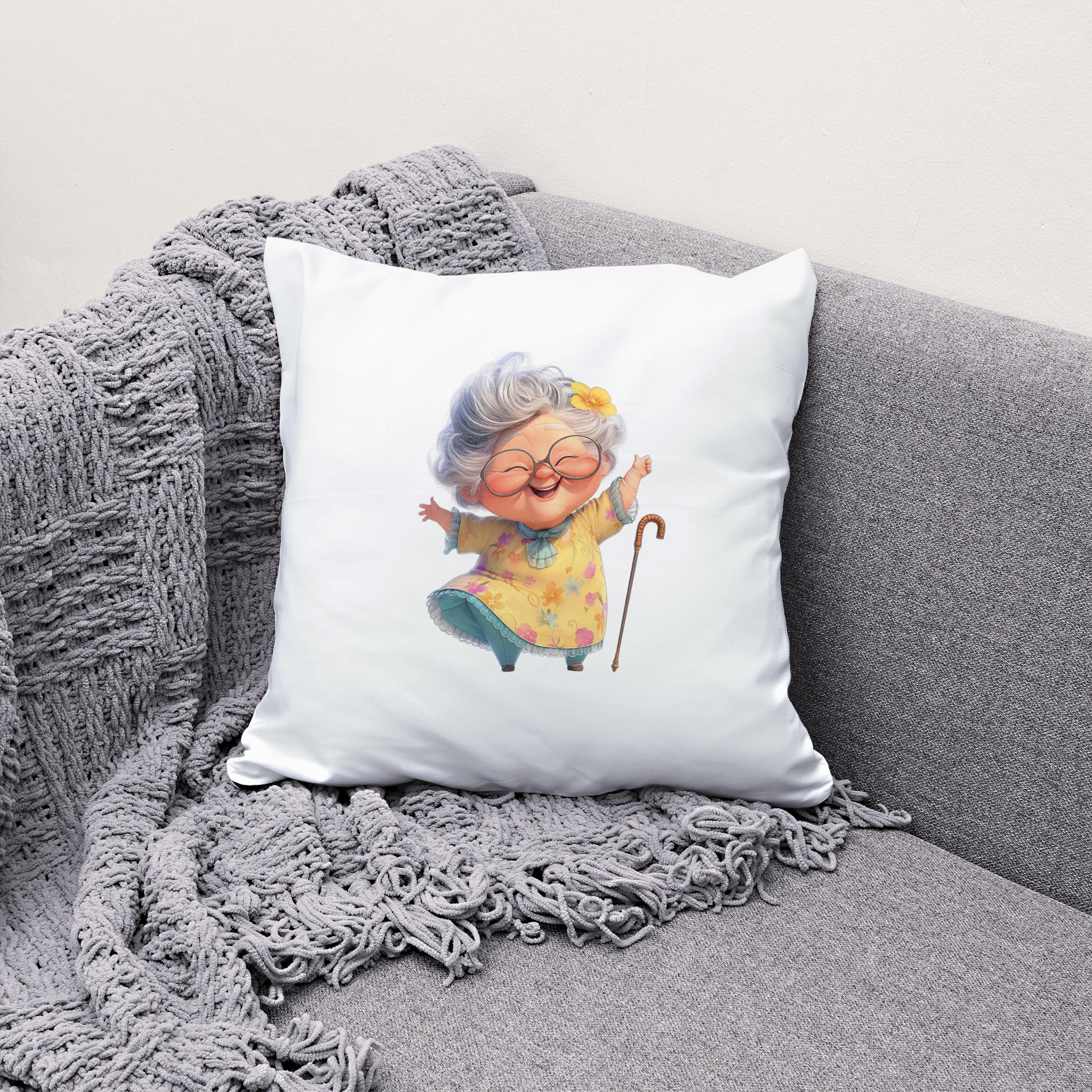 Adorable Grandma SVG Vector Art, Digital Download for Crafts and ...