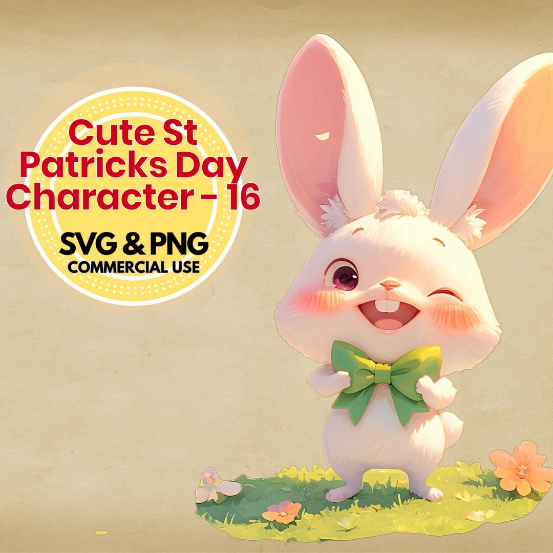 Cute St Patricks Day Clipart SVG PNG Bundle Leprechaun Clover Digital ...
