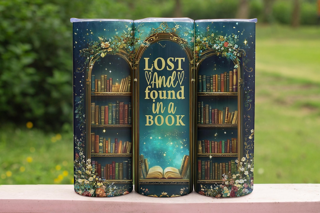 Book Lover Tumbler Wrap Digital Download for 20oz Skinny Tumbler ...