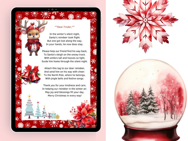 Letter From Rudolph - From the Desk of - Editable DIY Letter From ...