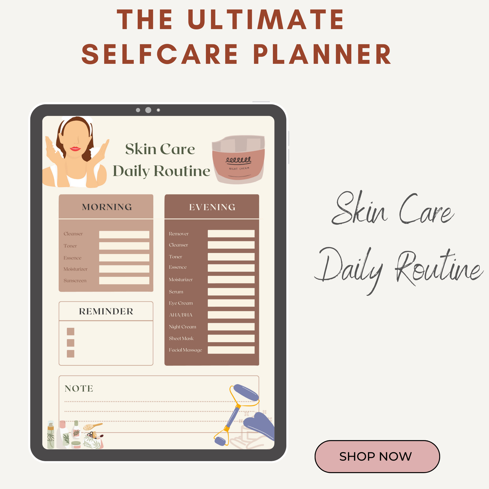 Self Care Template Bundle, Self-care Templates, Self Care Journal, Self ...