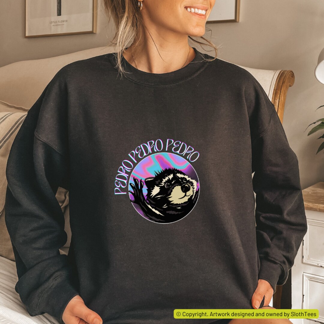 Pedro Pedro Pedro, Raccoon Dancing Meme, Unisex Sweater, Funny Meme ...