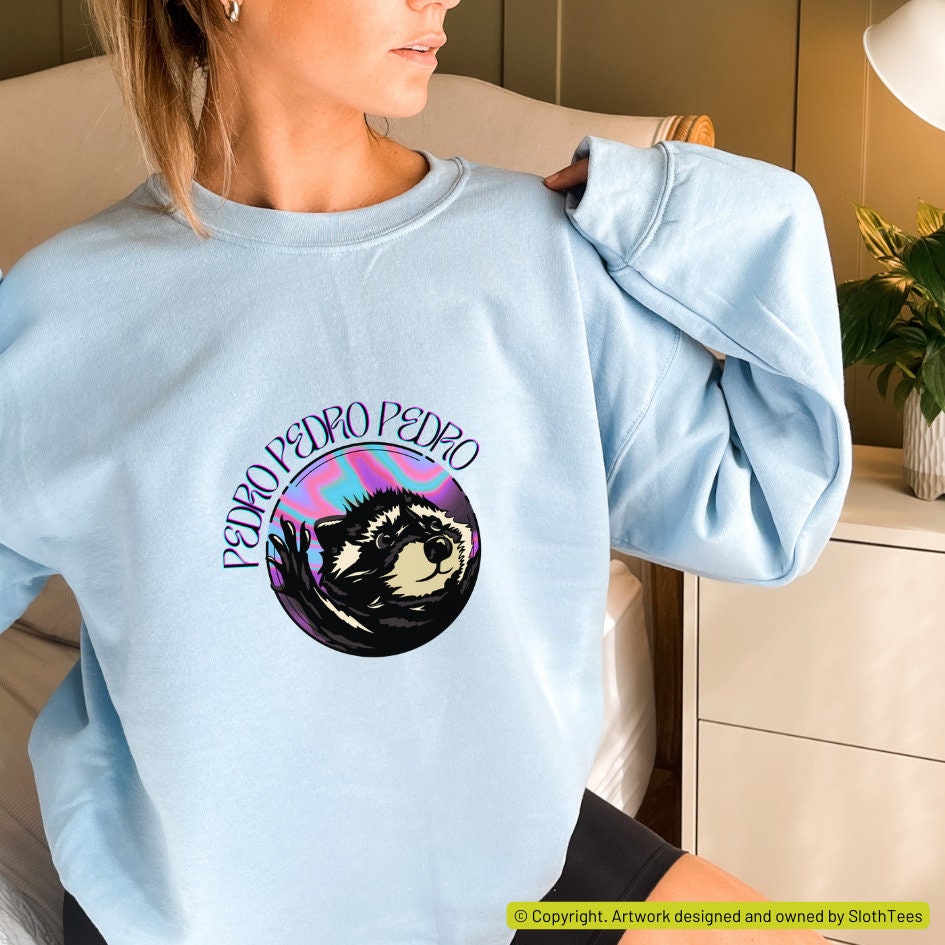 Pedro Pedro Pedro, Raccoon Dancing Meme, Unisex Sweater, Funny Meme ...