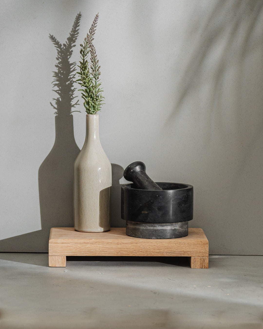 Rectangular Wooden Riser Tray for Kitchen Decor Bathroom - Etsy