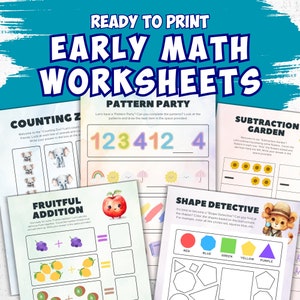 Preschool Pre-k + Kindergarten Learning Bundle | +800 Pages | Printable ...