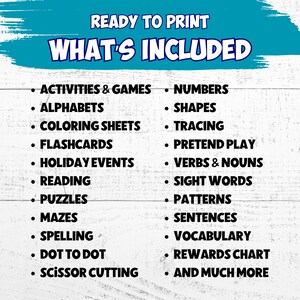 5000+ Preschool Pre-k + Kindergarten Learning Bundle, Activity ...