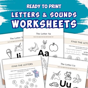 Preschool Pre-k + Kindergarten Learning Bundle | +800 Pages | Printable ...