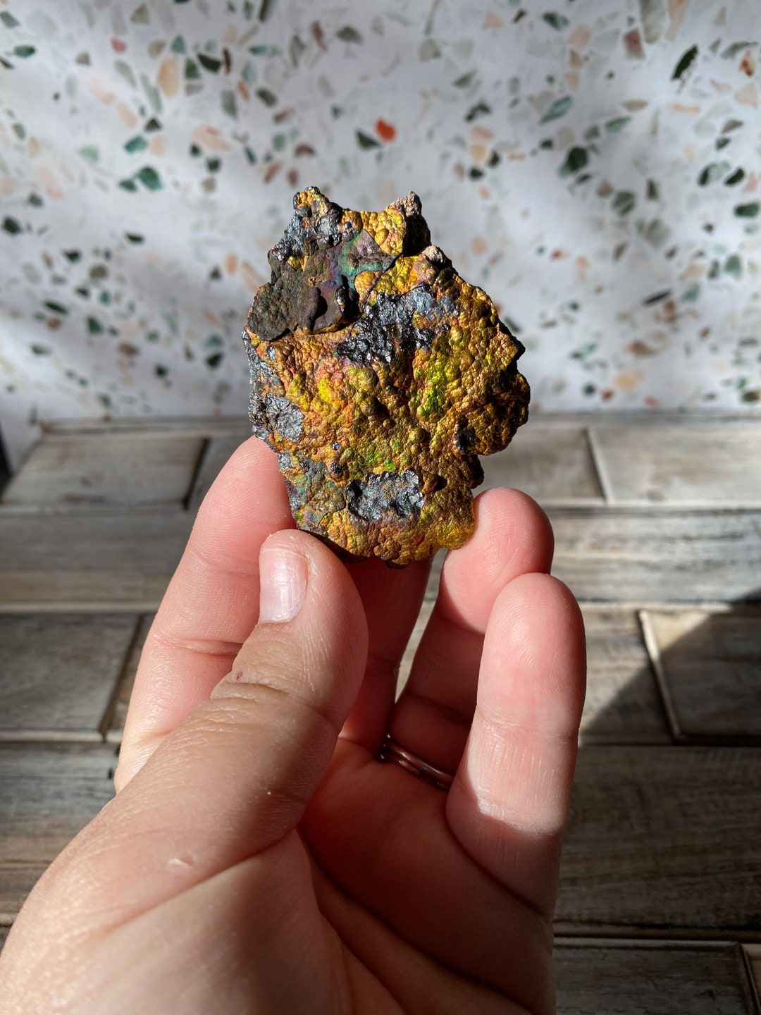 Turgite With Botryoidal Formations| From México | Iridescent Hematite ...
