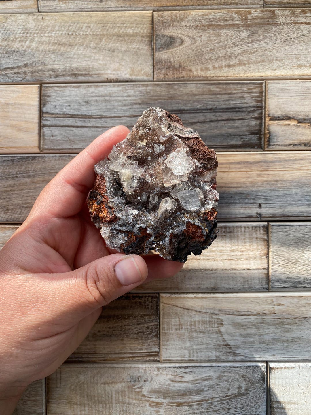 Diamond Calcite Specimen | From Mexico | Druzy Diamond Calcite on ...