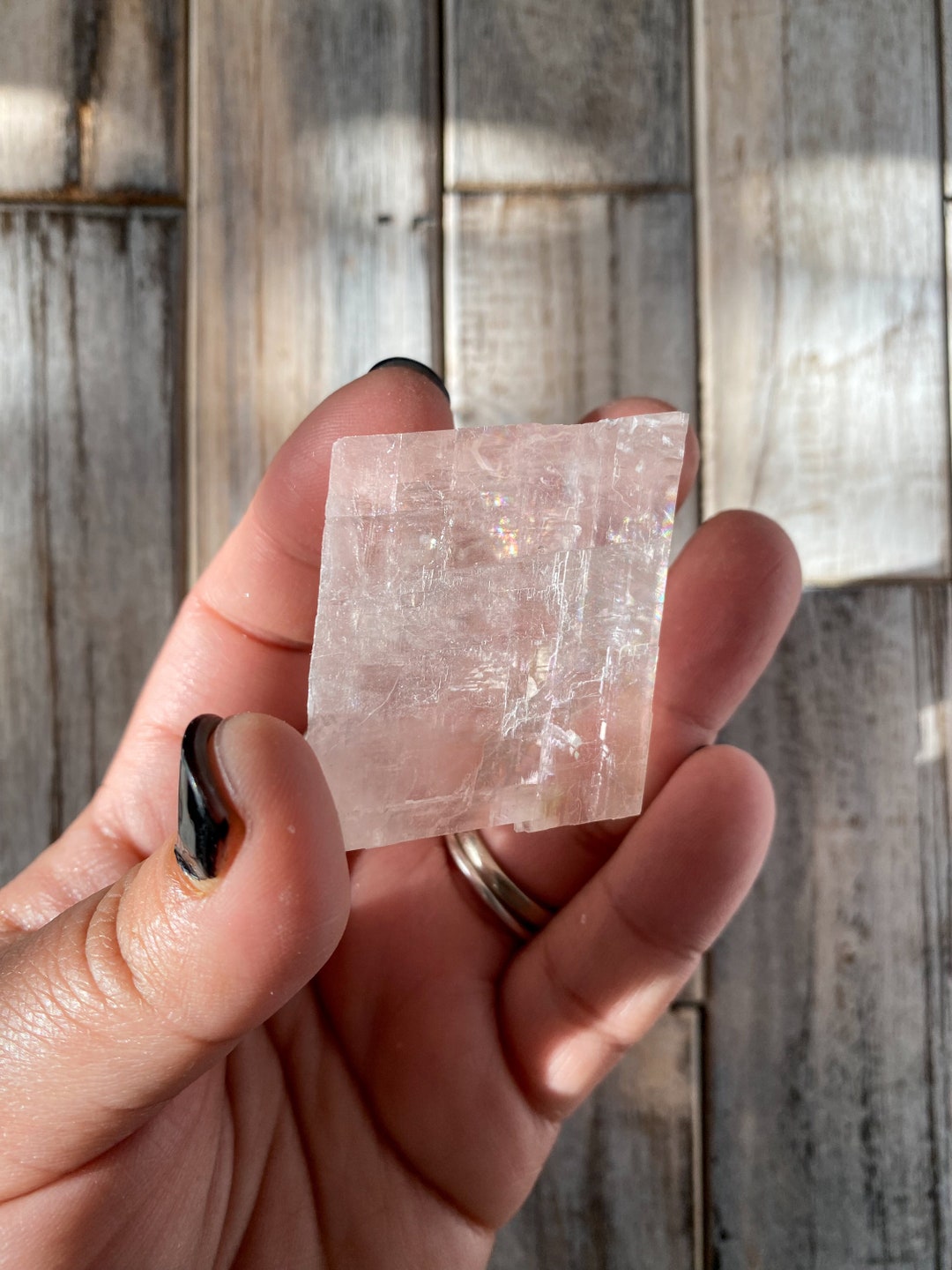Pink Optical Calcite | From Mexico | Optical Calcite - Etsy
