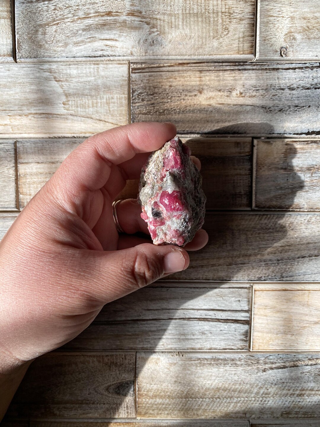 Pink Garnet Specimen | From Mexico | Pink Garnet With Vesuvianite on ...