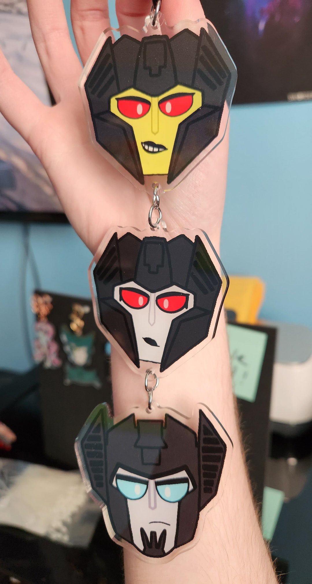 Transformers Earthspark Seeker Trine Keychain - Etsy