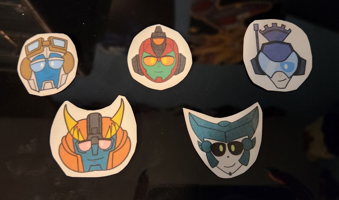 TF Earthspark Terran Head Stickers - Etsy