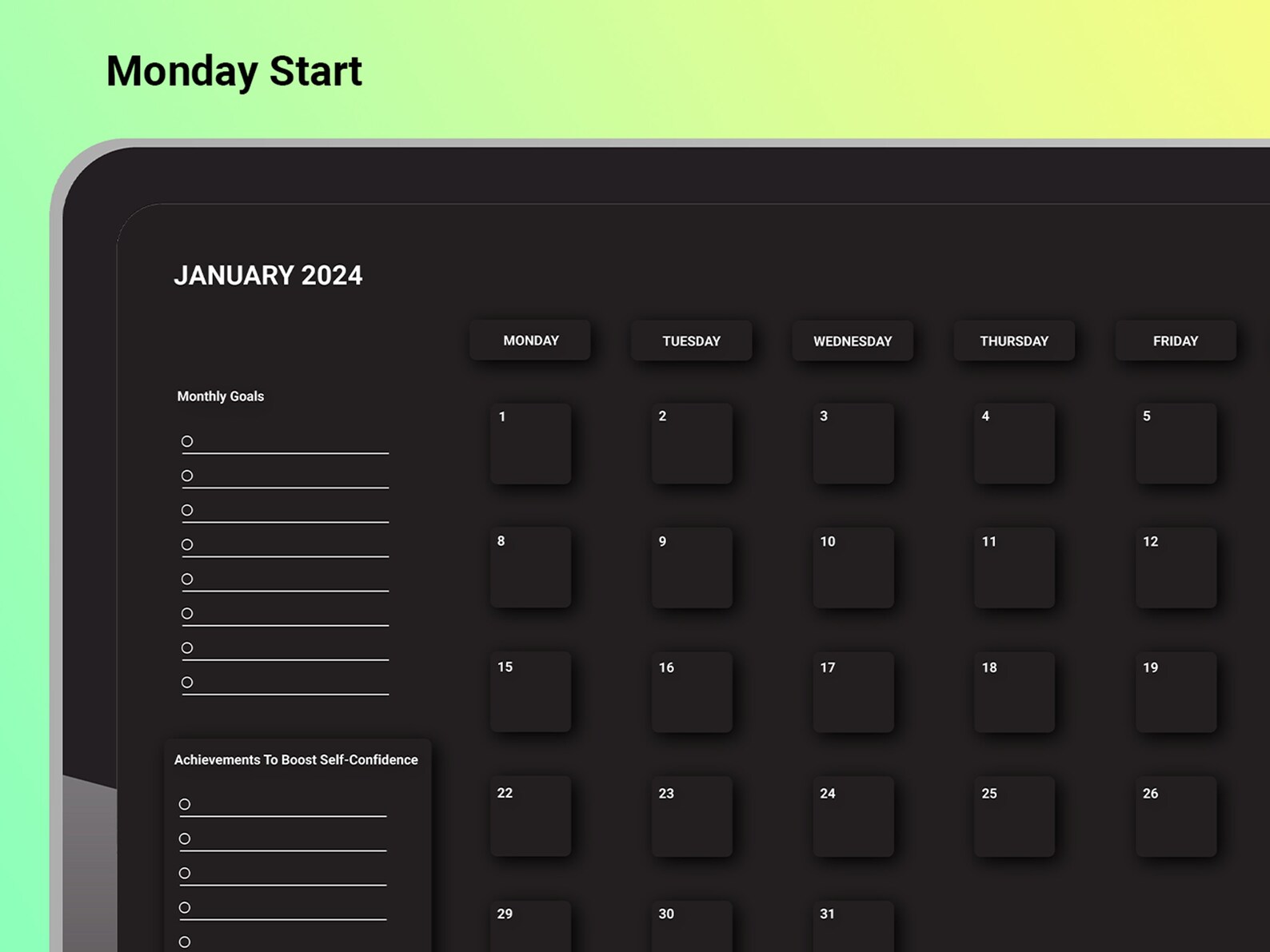 2024 Digital Planner Goodnotes Planner 2024 Calendar Digital Planner ...