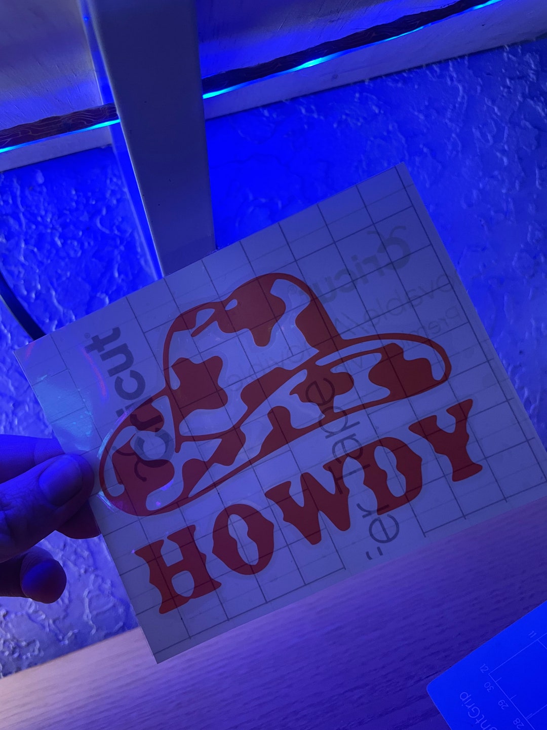 Howdy Cowboy Hat Decal - Etsy