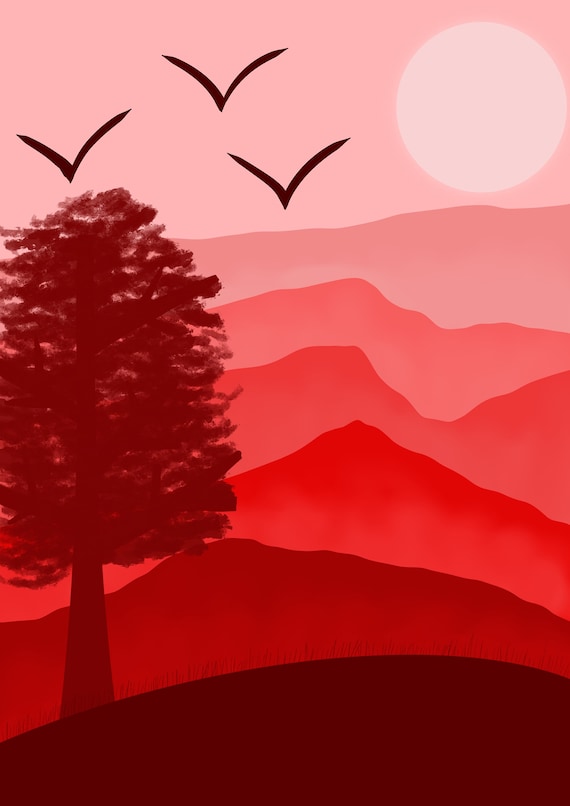 Red Monochromatic Pictures