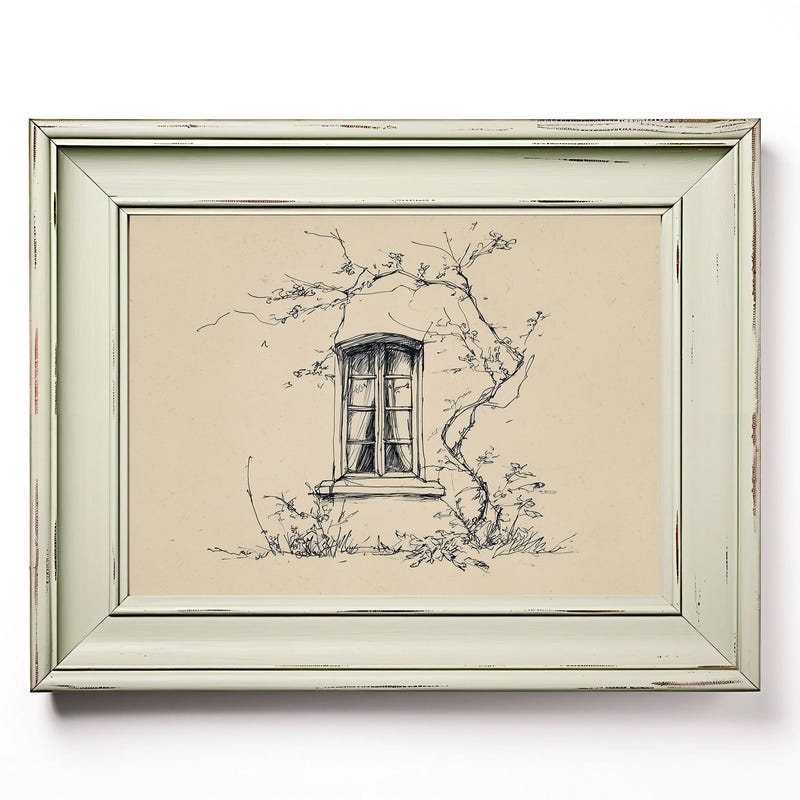 Vintage Window Art - Etsy