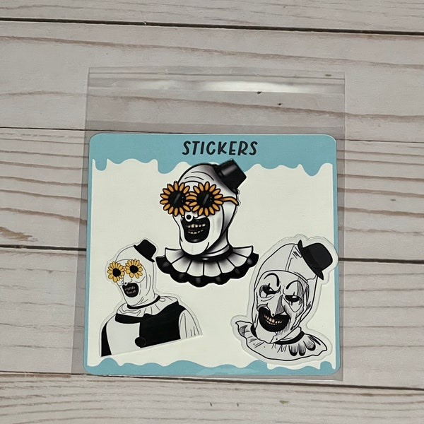 Art the Clown Stickers - Etsy