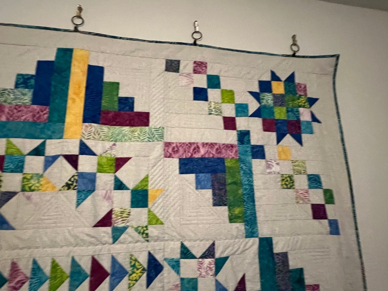 Warmth of Our Stars Pattern in Colorful Batiks - Etsy