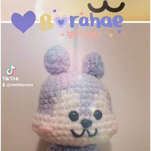 BTS Unmasked Mang Without Mask - J-hope BT21 Inspired Hand-crocheted ...