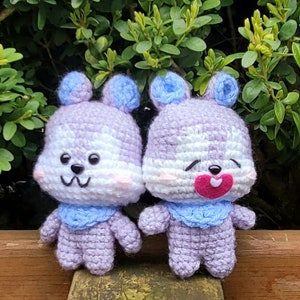 BTS Unmasked Mang Without Mask - J-hope BT21 Inspired Hand-crocheted ...