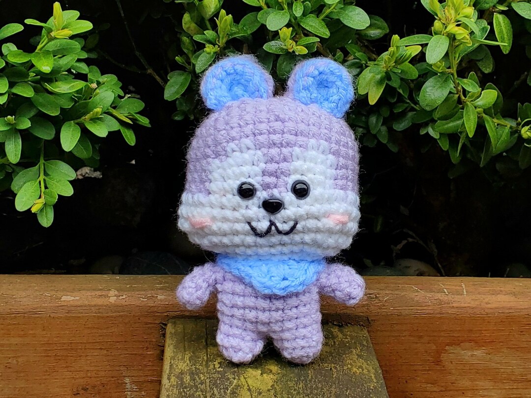 BTS Unmasked Mang Without Mask - J-hope BT21 Inspired Hand-crocheted ...