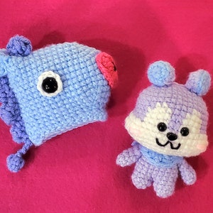 BTS Unmasked Mang Without Mask - J-hope BT21 Inspired Hand-crocheted ...