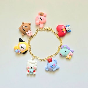 BT21 Charm Bracelet for BTS ARMY - Etsy