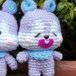 BTS Unmasked Mang Without Mask - J-hope BT21 Inspired Hand-crocheted ...