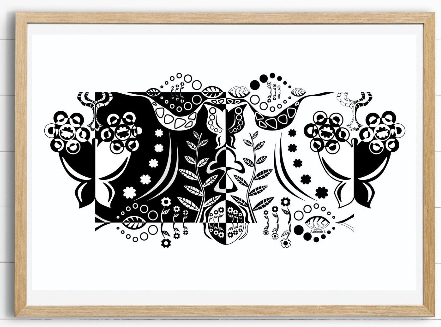 Printable, Digital Download, Digital Art, Digital Print, Black and ...