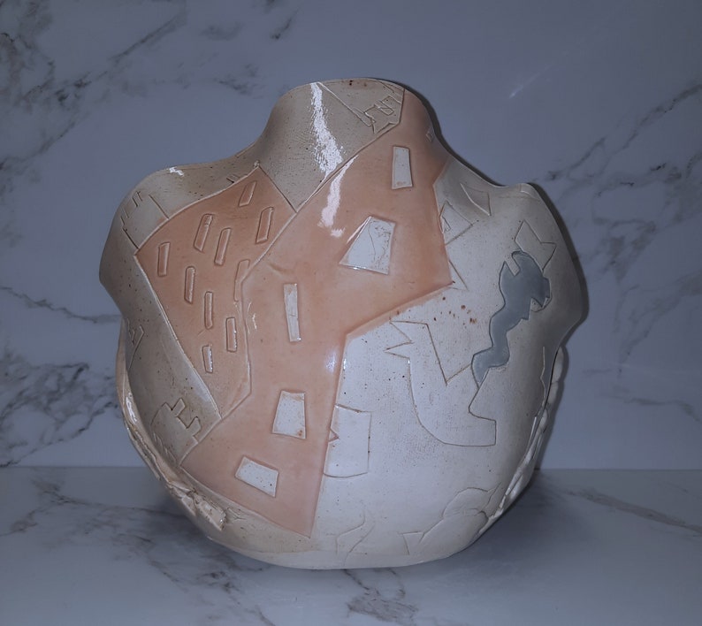 Vintage 1985 Barbara Demery 8 Ceramic Abstract Art Pottery Sculpture ...