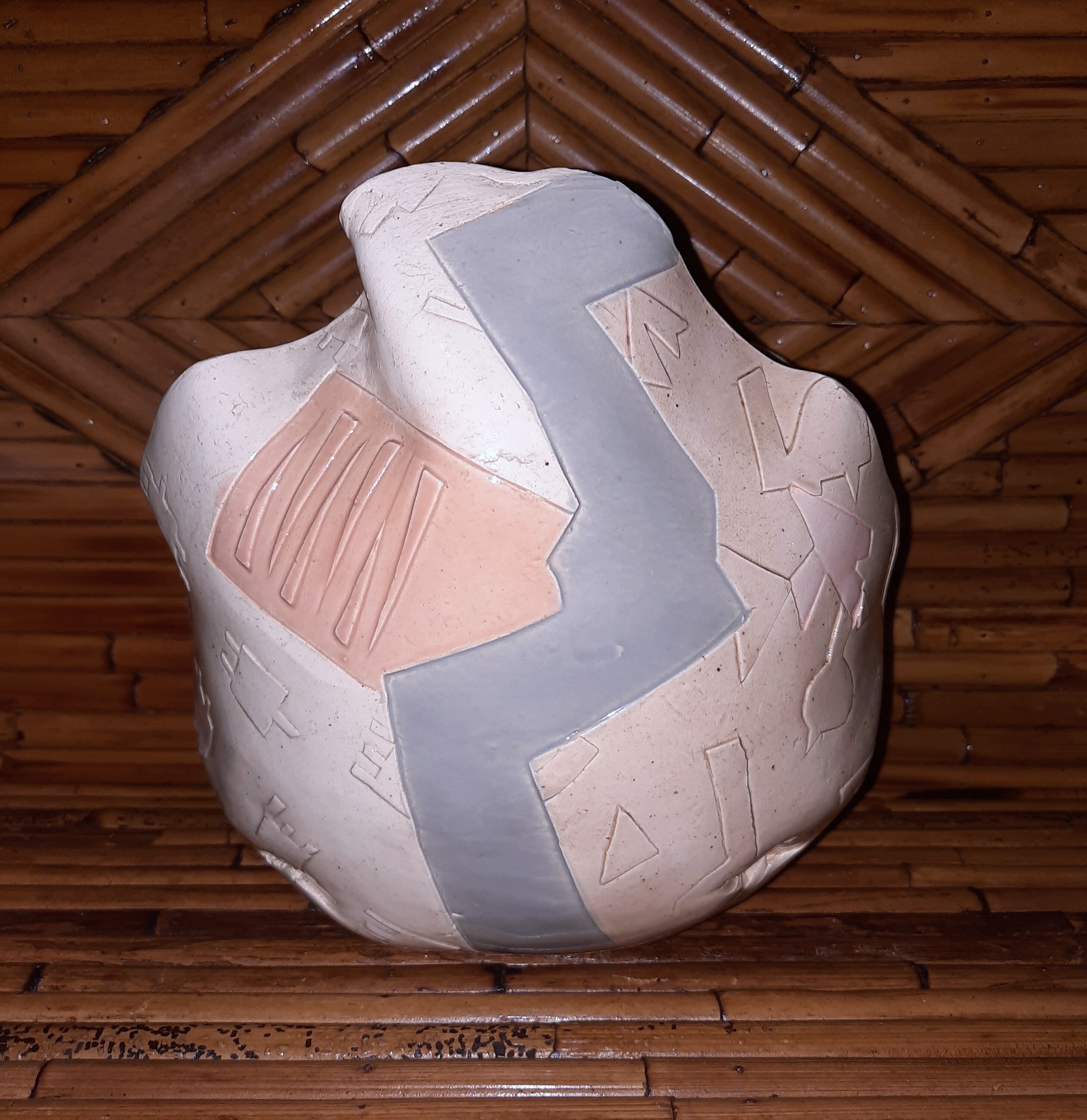 Vintage 1985 Barbara Demery 8 Ceramic Abstract Art Pottery Sculpture ...