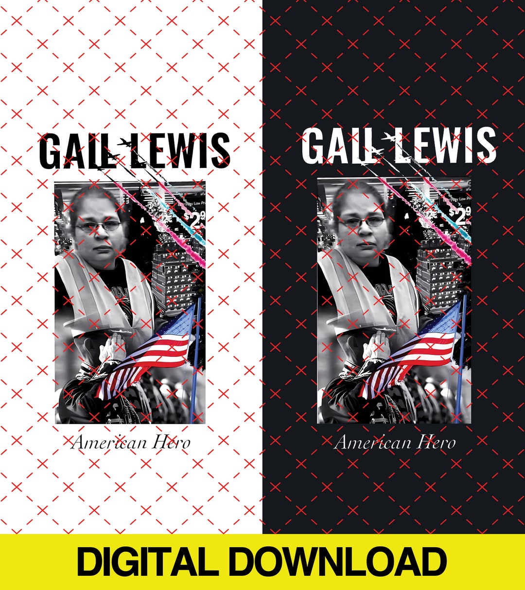 Gail Lewis American Hero PNG gail Lewis American Hero Design - Etsy