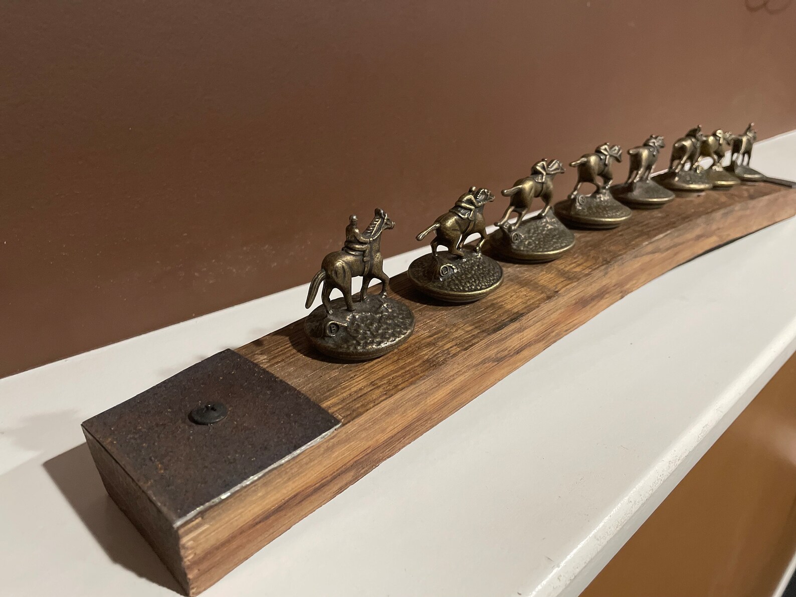Blanton Cork Holder | Bourbon Barrel Stave Display for Blanton Tops ...