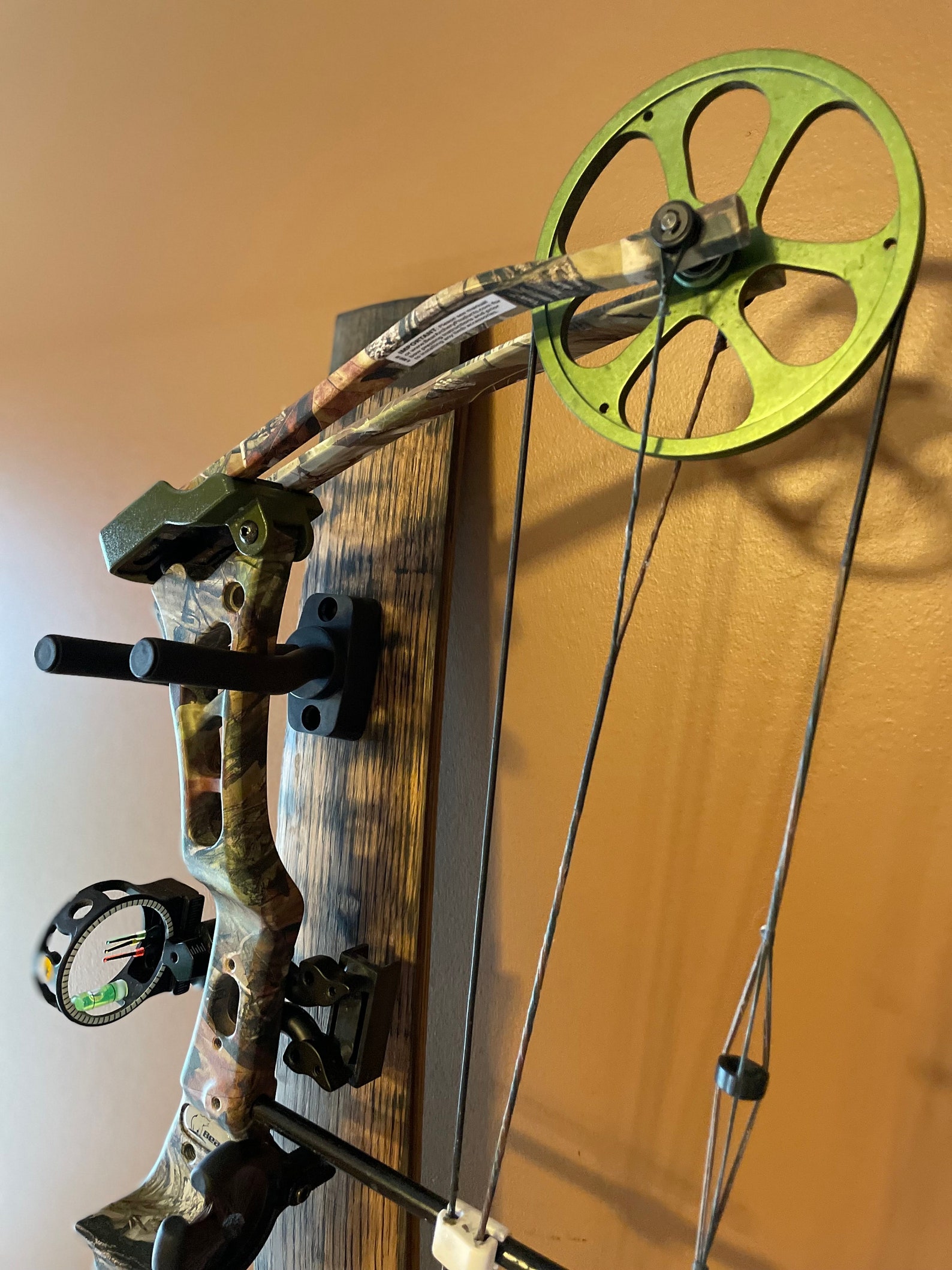 Whiskey Stave Bow Hanger Hooks Wall Holder Wall Mount Storage Display ...