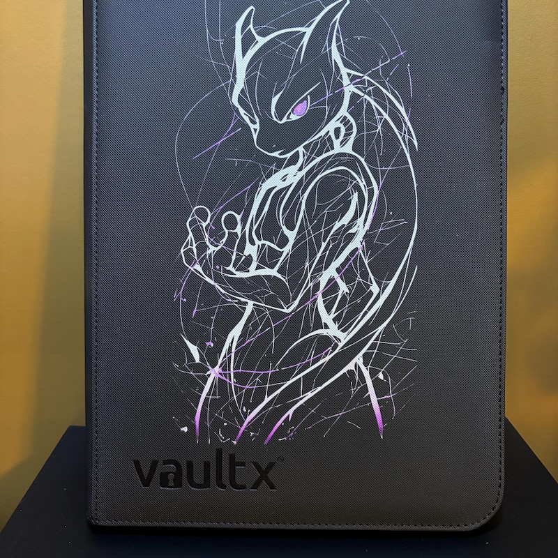 4 Pocket Mewtwo Binder - Etsy