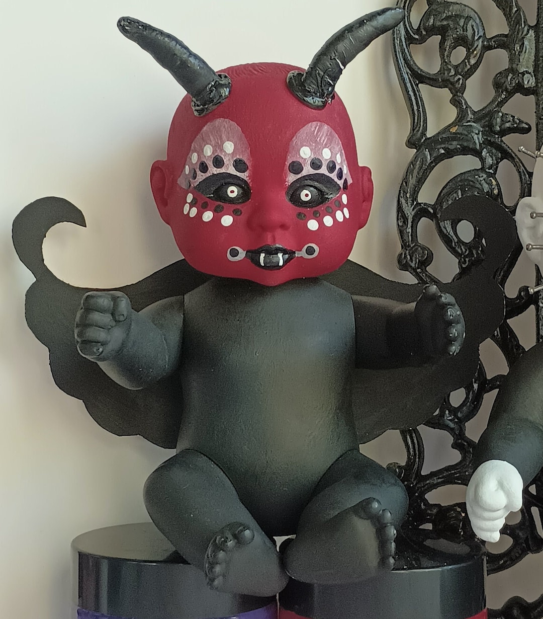 Horror Baby Doll, Painted Dolls, Creepy Baby Doll - Etsy