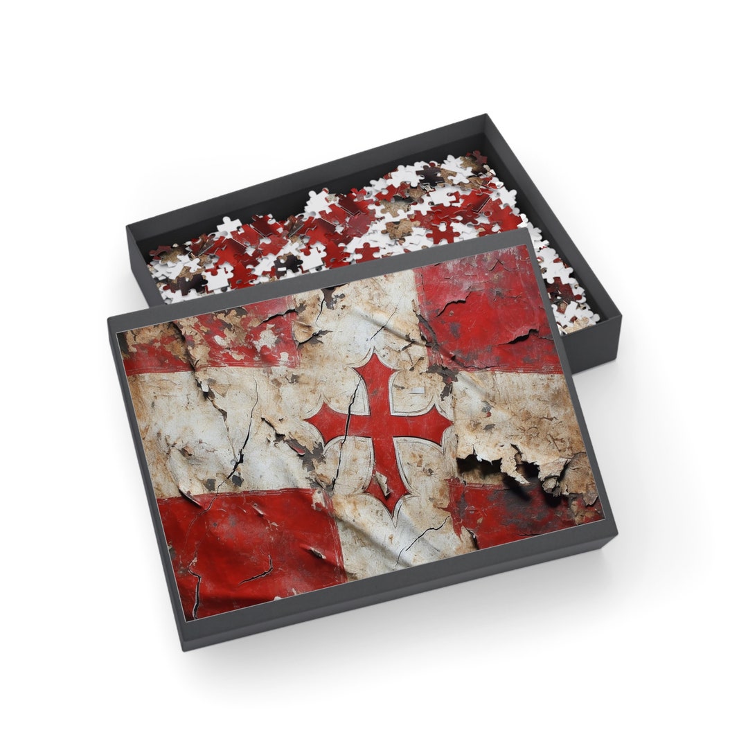 Templar Flag Puzzle (96, 252, 500, 1000-piece) - Etsy
